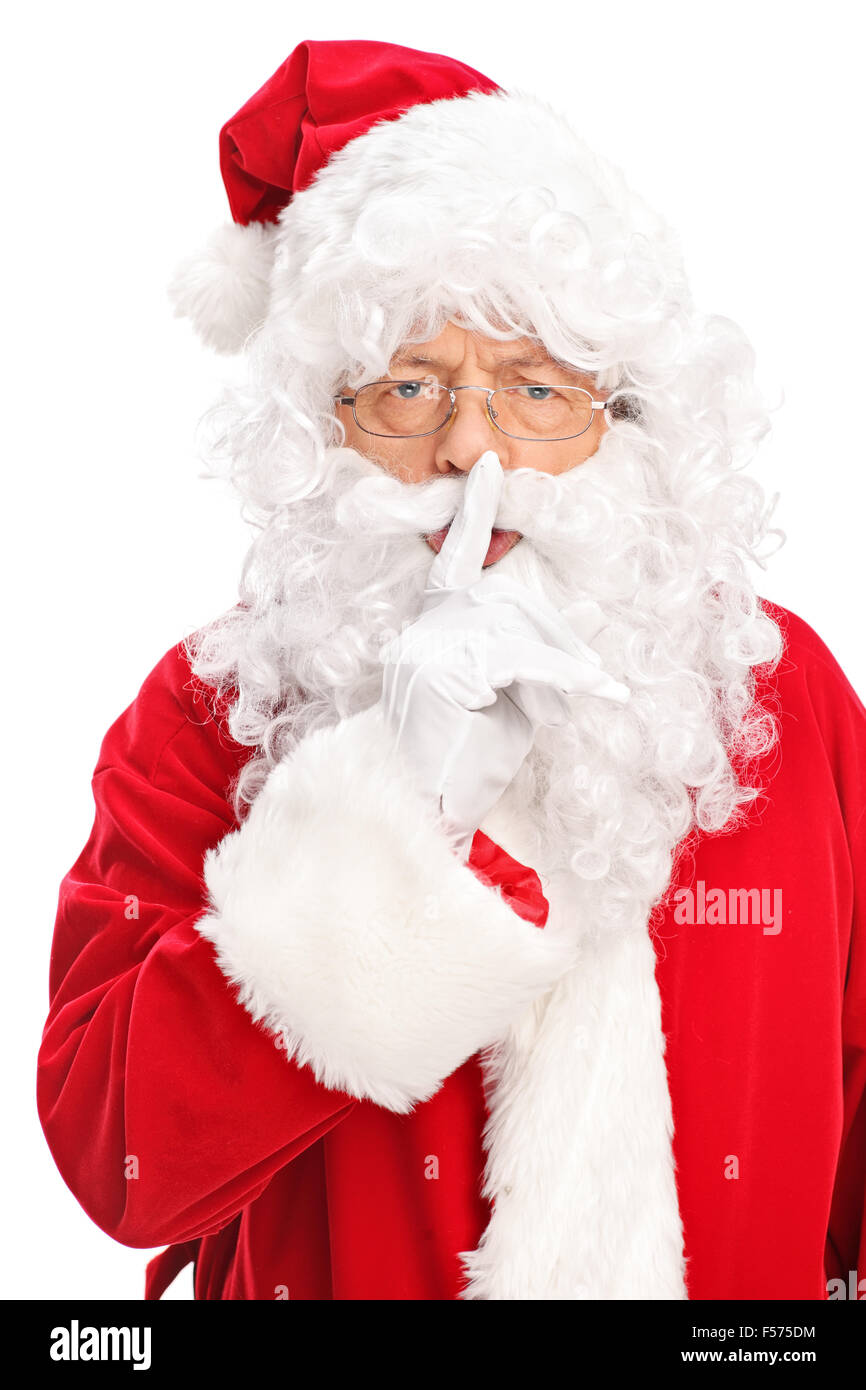 Santa shush hi-res stock photography and images - Alamy
