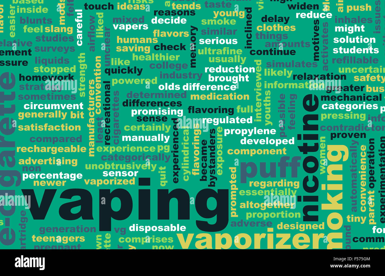 Vaping or an Electronic Cigarette as a Concept Stock Photo - Alamy
