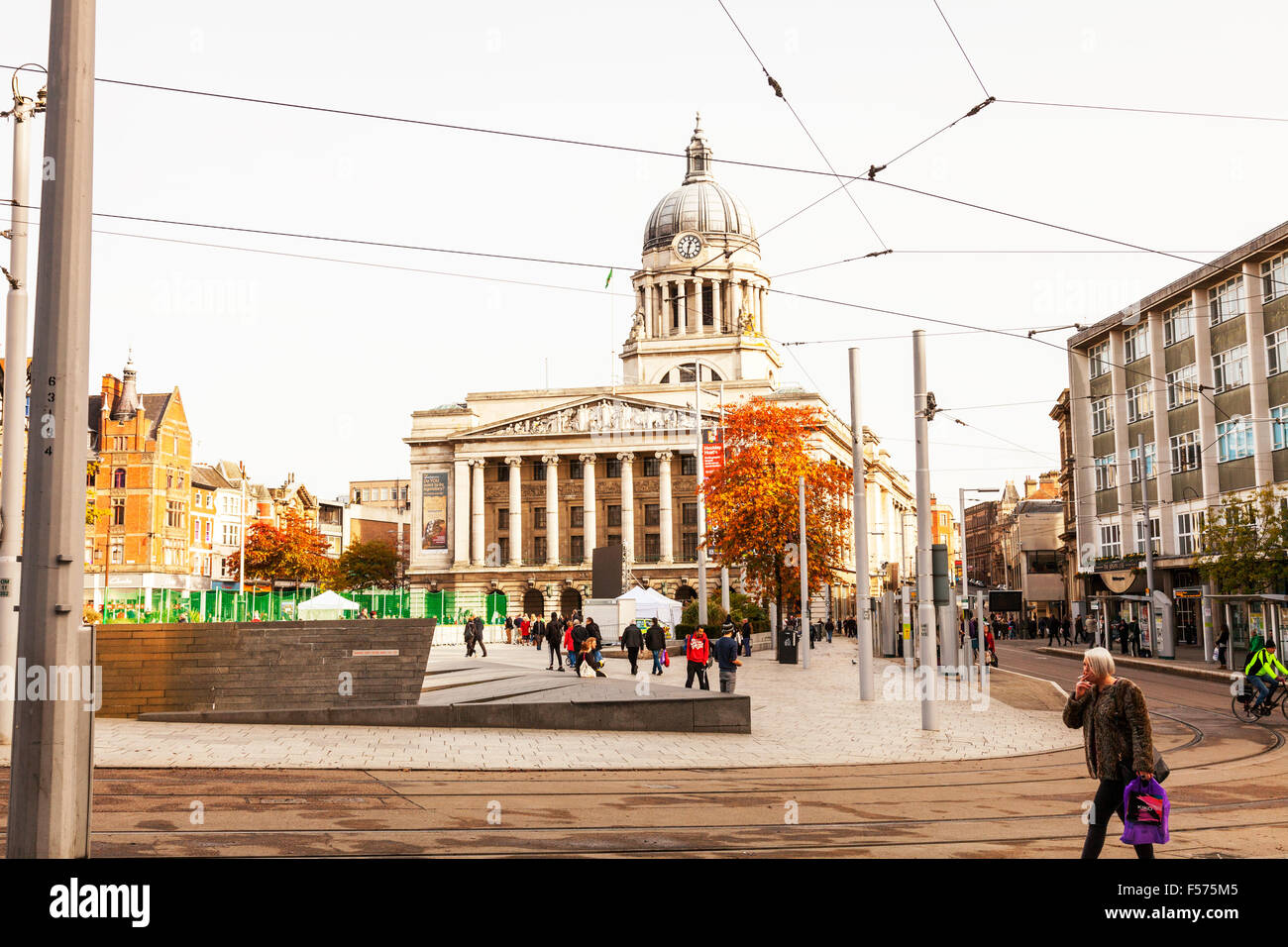 Nottingham City Hall Council House Building Market Square facade ...