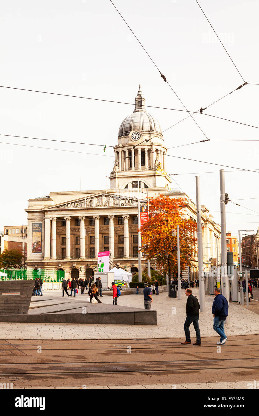 Nottingham City Hall Council House Building Market Square facade ...