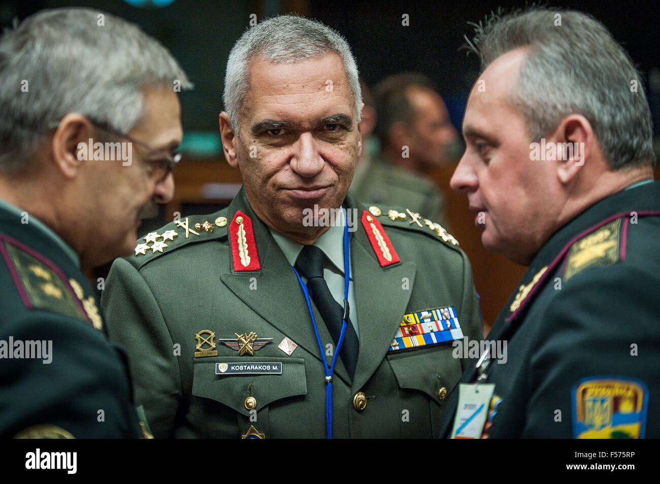 Brussels, Bxl, Belgium. 29th Oct, 2015. Michail Kostarakos Chiefs of ...