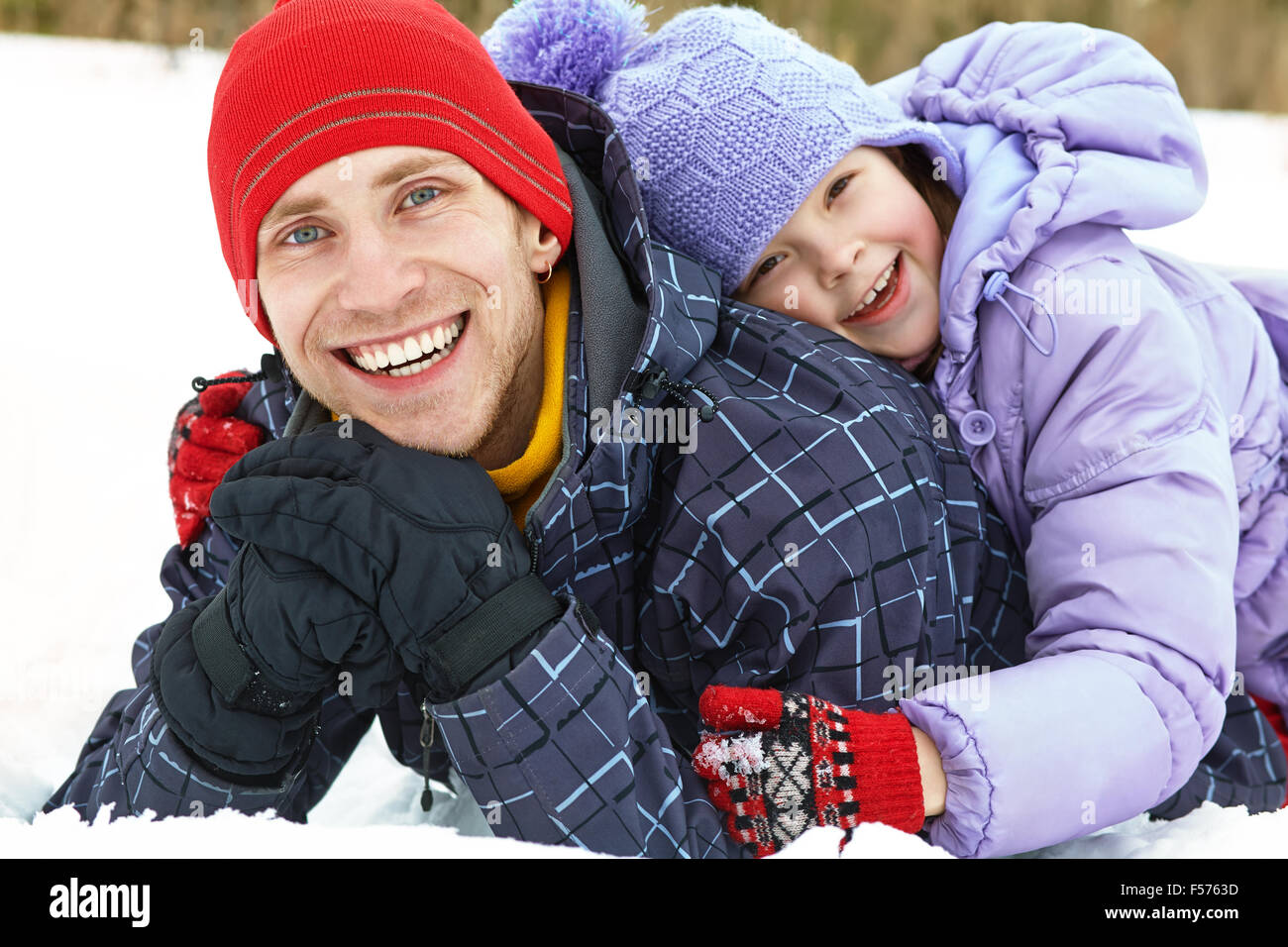portrait of father and daughter Stock Photo - Alamy