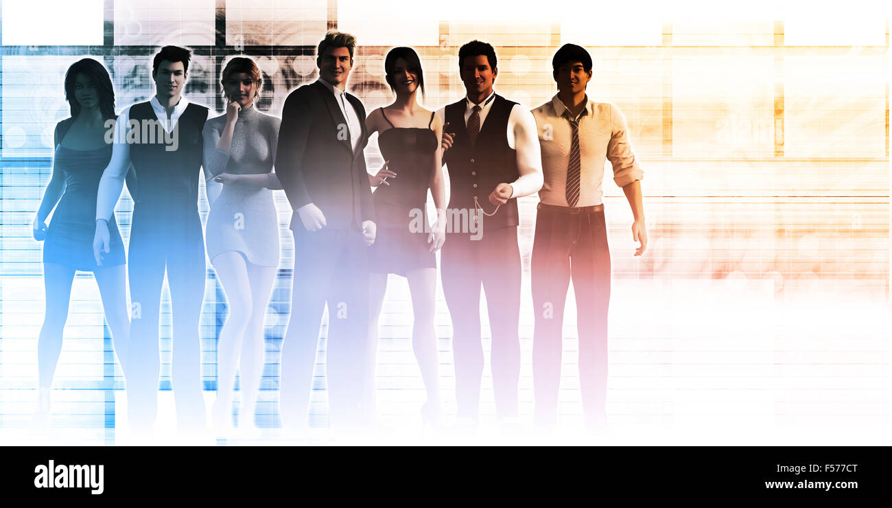 Business People Background as a Group Smiling Abstract Stock Photo - Alamy