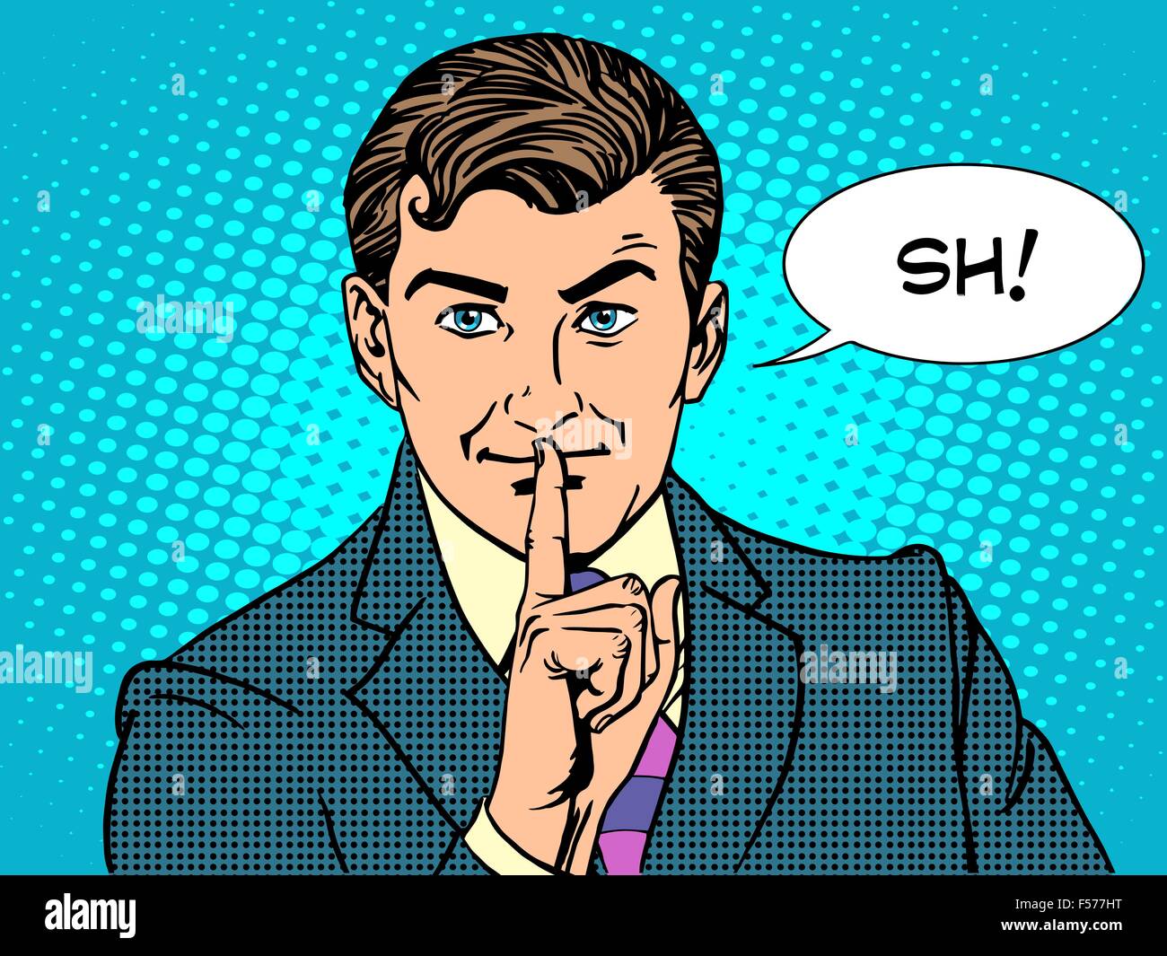 Secrecy meeting Stock Vector Images - Alamy