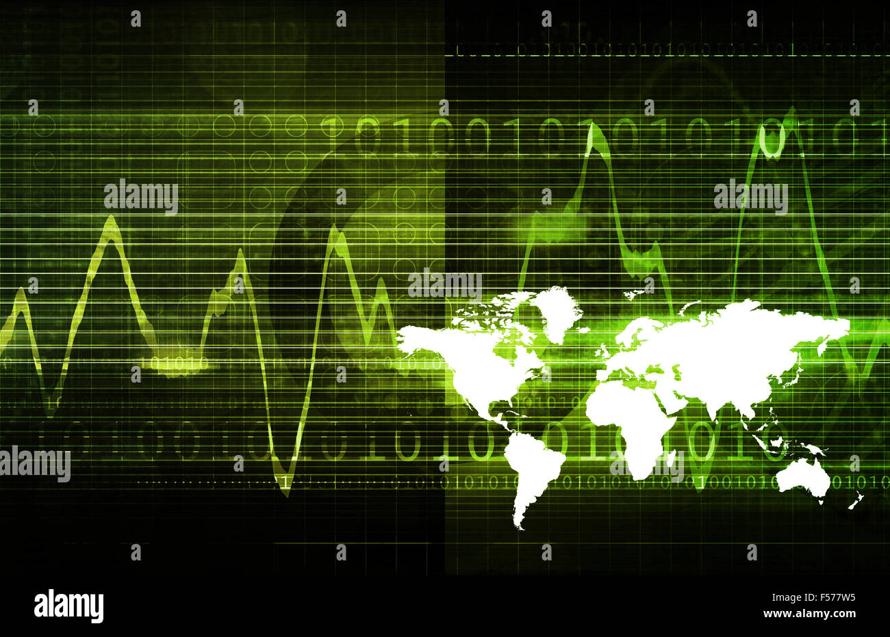 Information Technology Data Network as a System Stock Photo - Alamy