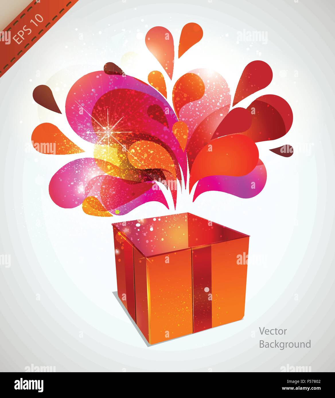 Vector christmas card with red explosion Stock Vector Image & Art - Alamy