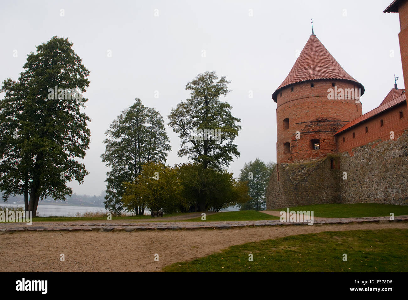 Landscape trakai island castle hi-res stock photography and images - Alamy