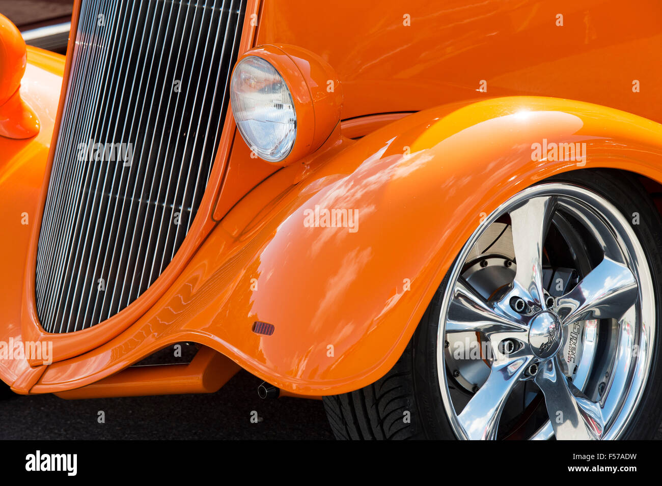 Custom car orange hi-res stock photography and images - Alamy