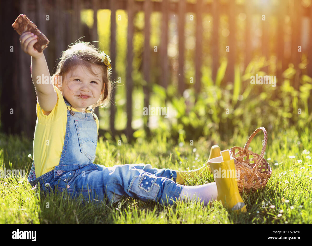 Cute litte girl Stock Photo - Alamy
