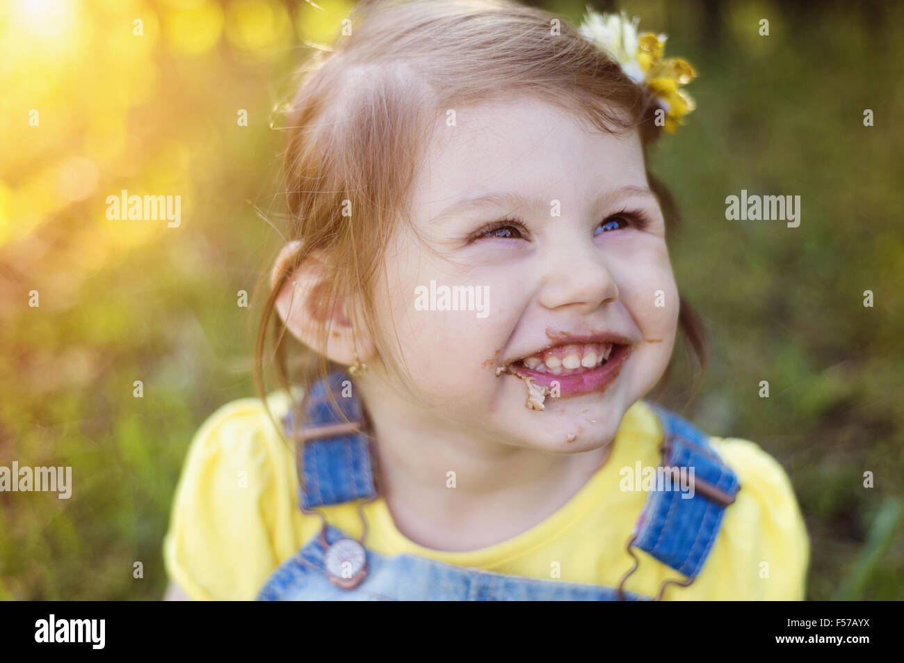 Cute litte girl Stock Photo - Alamy