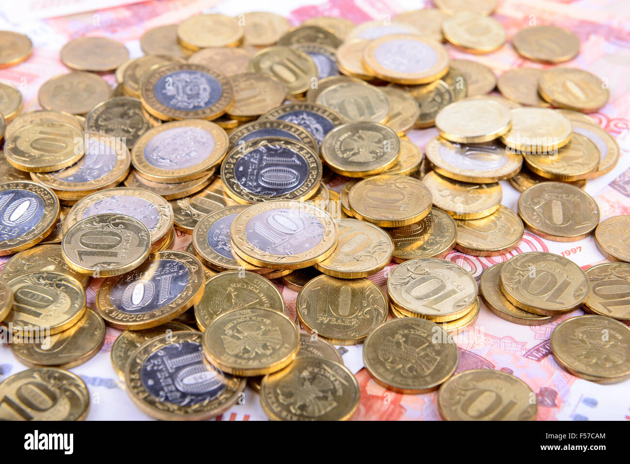 Russian rubles background Stock Photo - Alamy