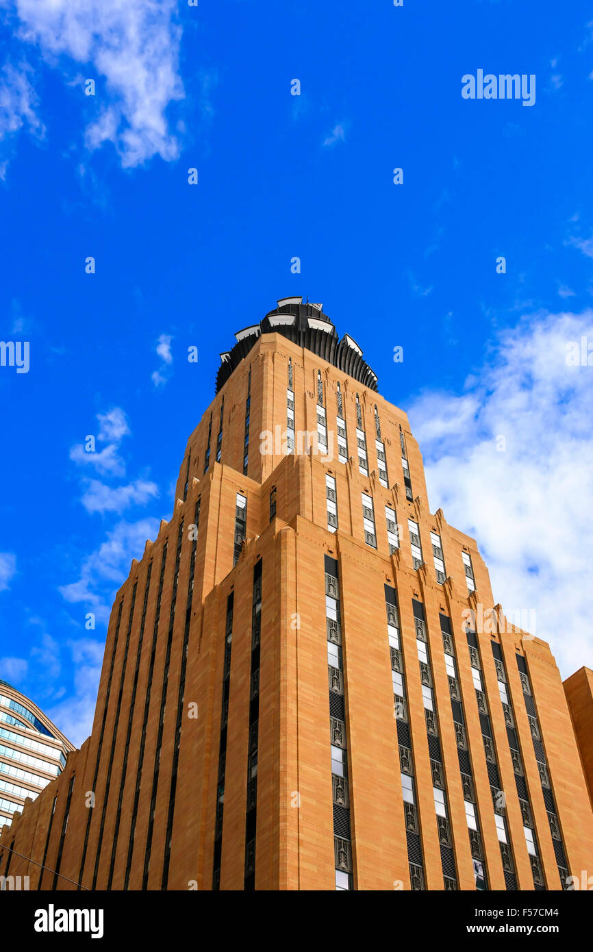 The Century Link skyscraper on the corner of 5th and 3rd in downtown ...