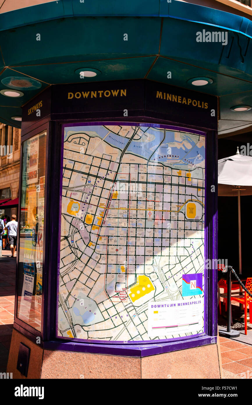 Downtown Minneapolis Map