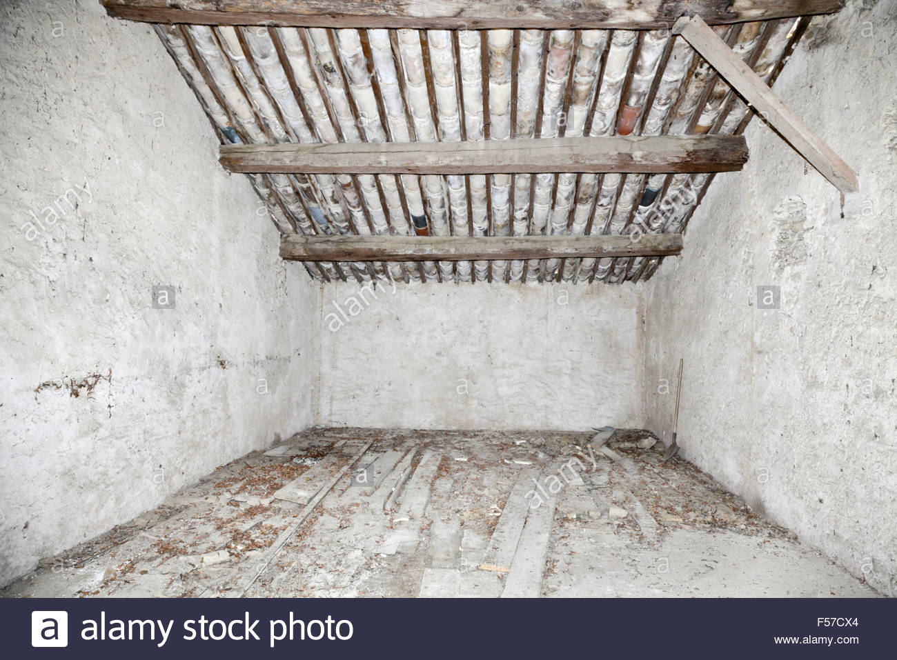 Empty Attic Room Old House Stock Photos & Empty Attic Room Old House ...
