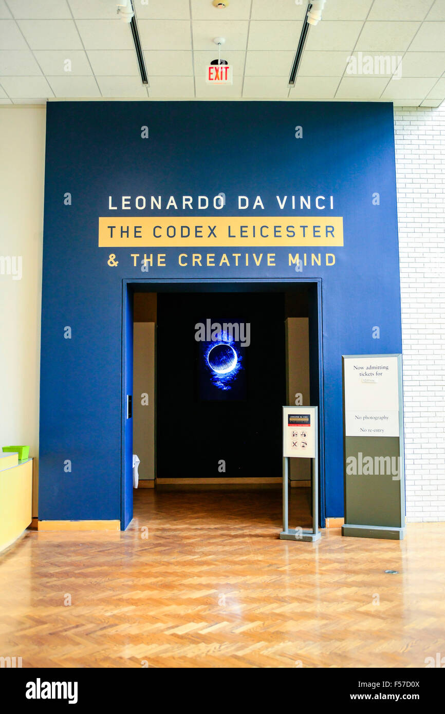 Leonardo da Vinci. The Codex Leicester & the Creative Mind exhibition ...