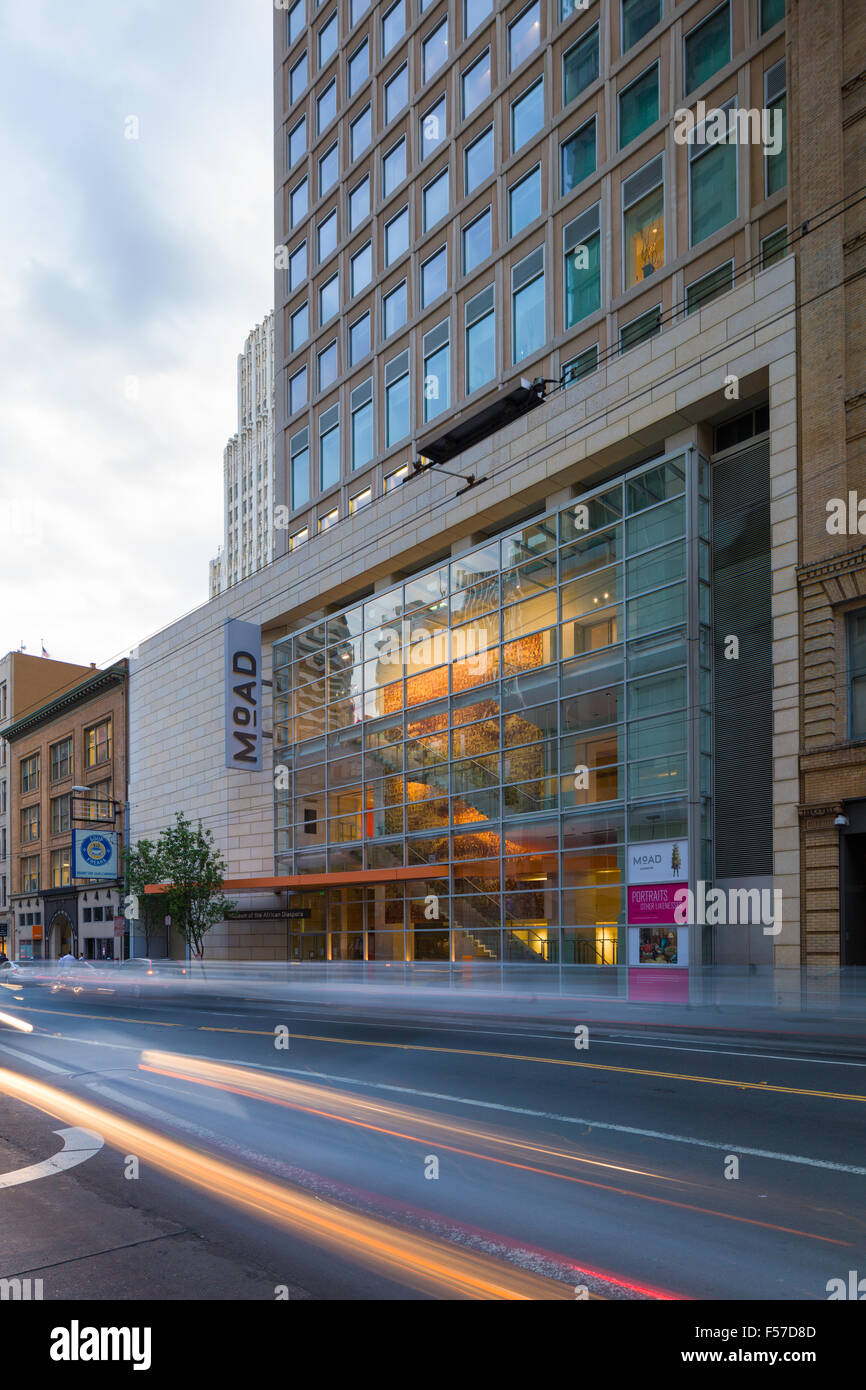 Museum of the African Diaspora (MoAD), in San Francisco, CA Stock Photo ...
