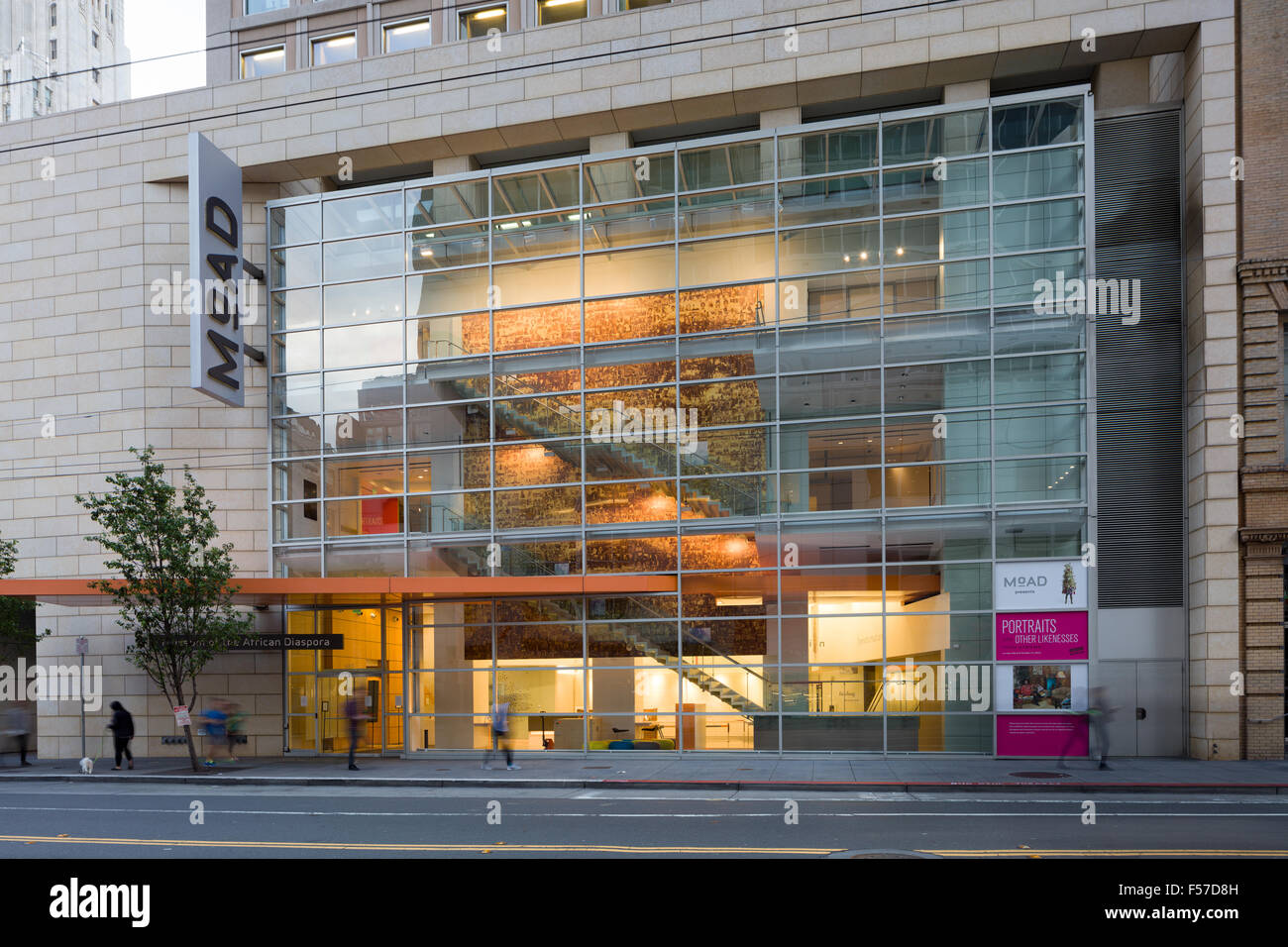 Museum of the African Diaspora (MoAD), in San Francisco, CA Stock Photo ...