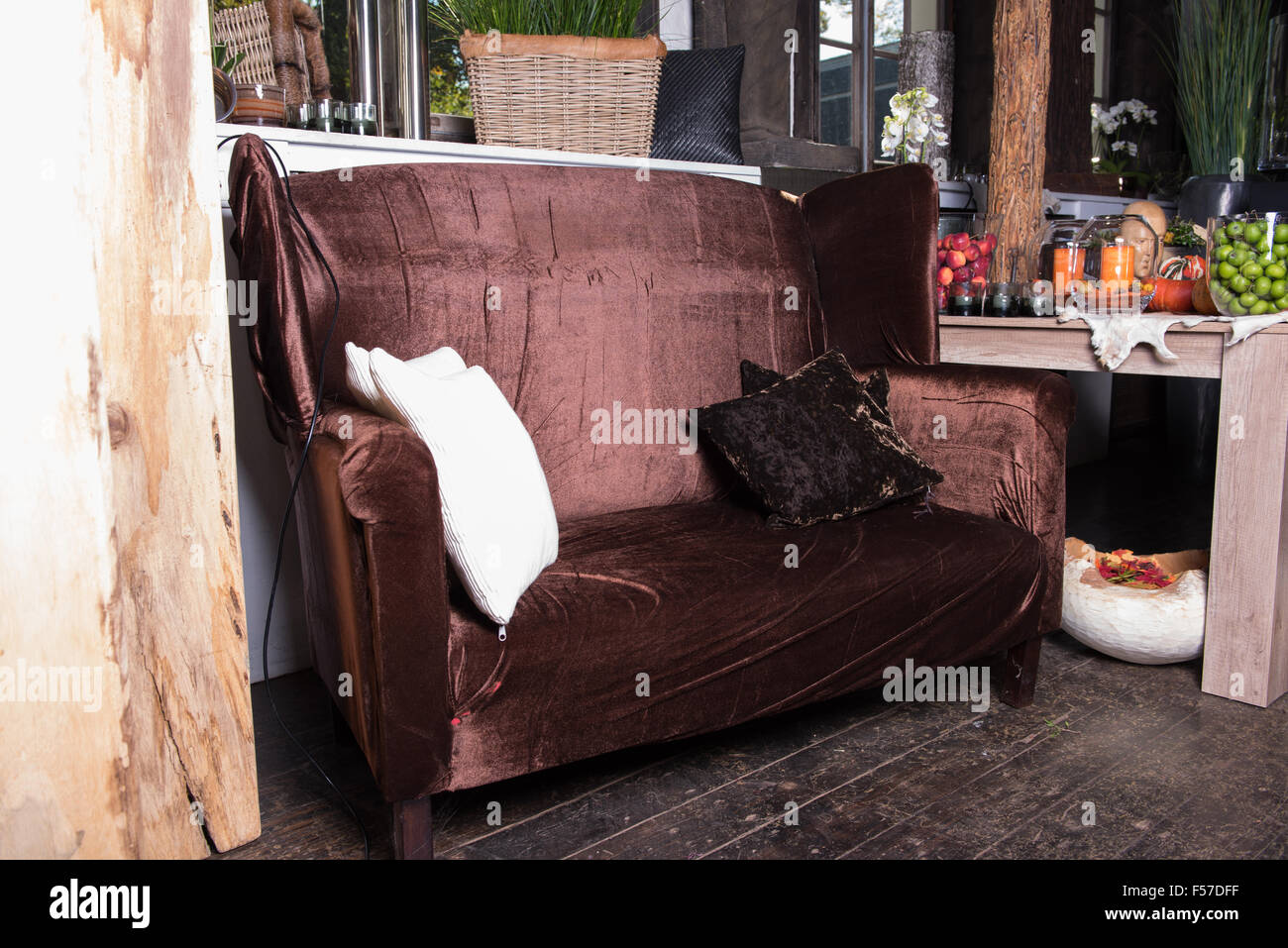 wonderful place to rest in a vintage house Stock Photo - Alamy