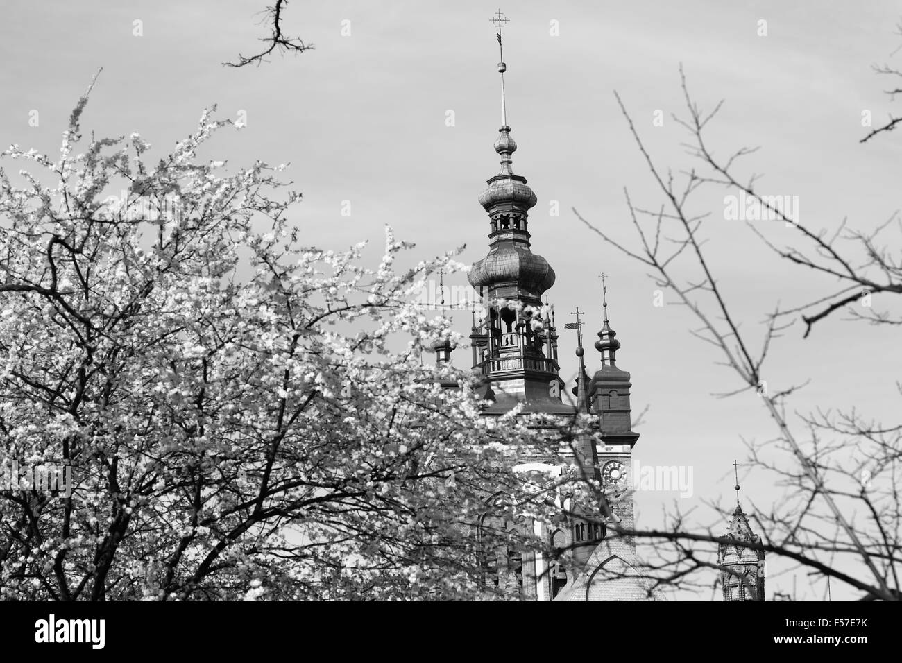 Landmarks and architecture art Black and White Stock Photos & Images ...