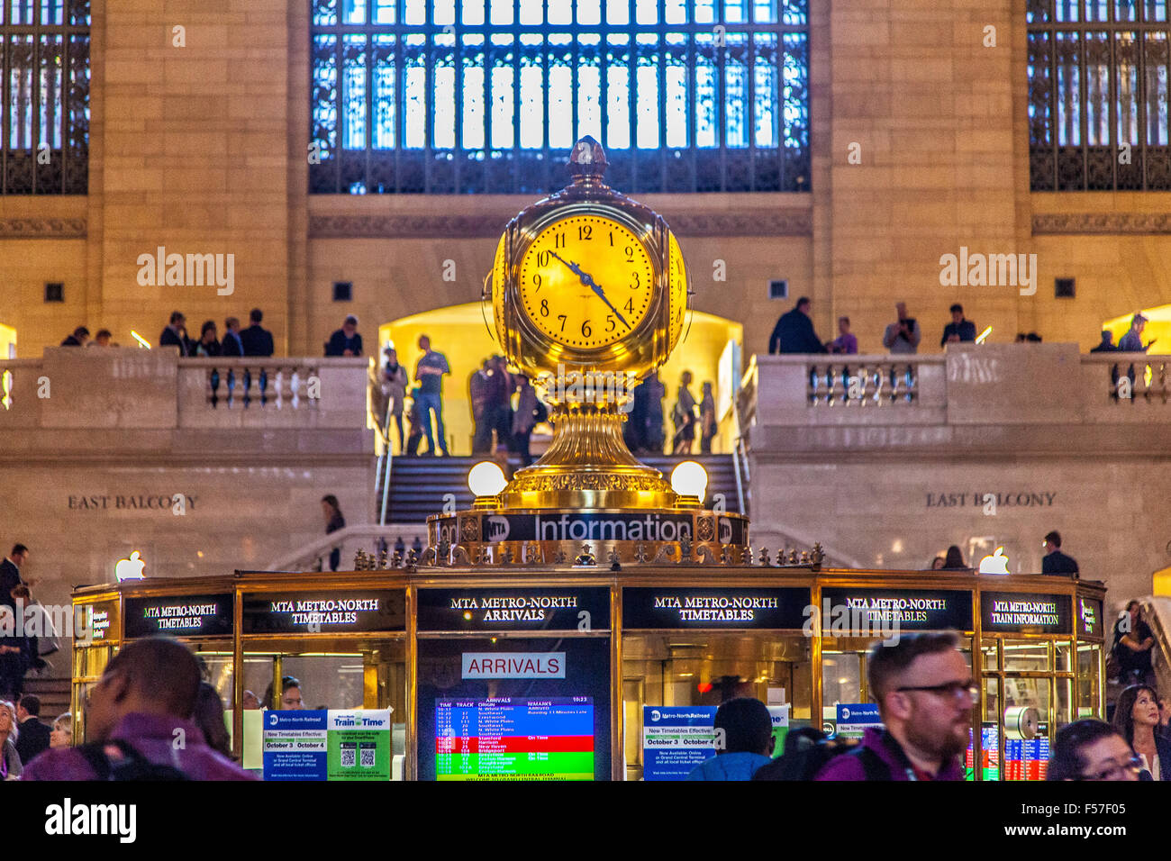Main Concourse in Grand Central Terminal, Manhattan, New York City ...