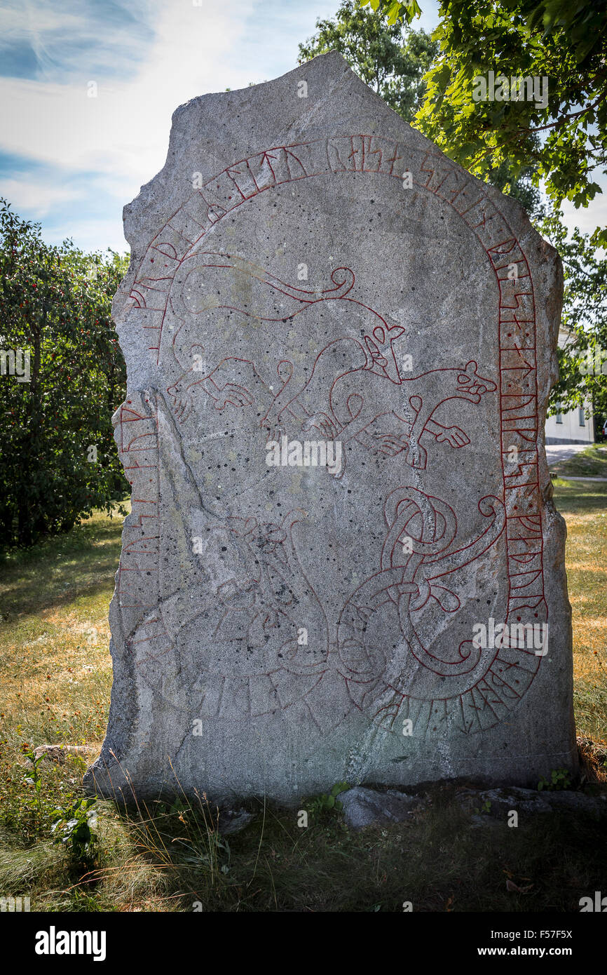 Uppland runestone hi-res stock photography and images - Alamy