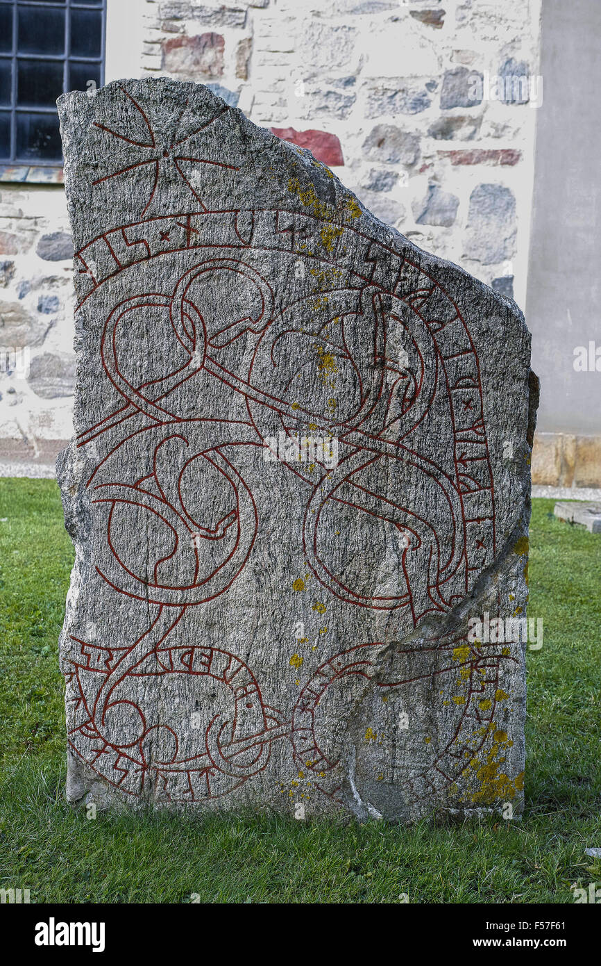 Viking stone famous runestone hi-res stock photography and images - Alamy
