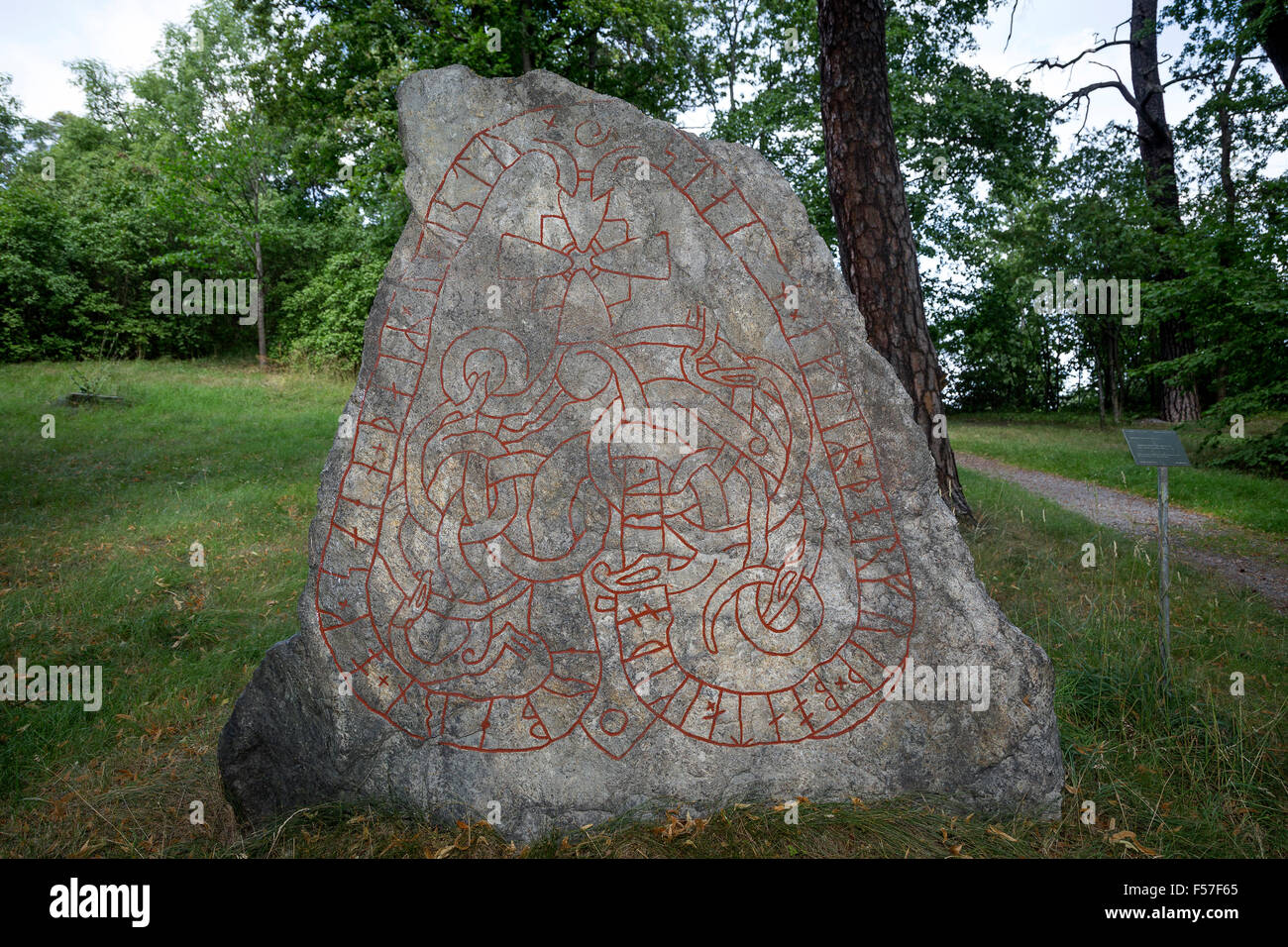 Viking stone famous runestone hi-res stock photography and images - Alamy