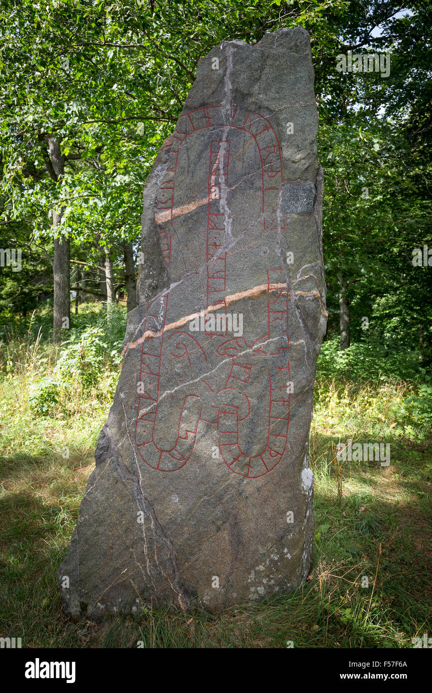 Viking stone famous runestone hi-res stock photography and images - Alamy