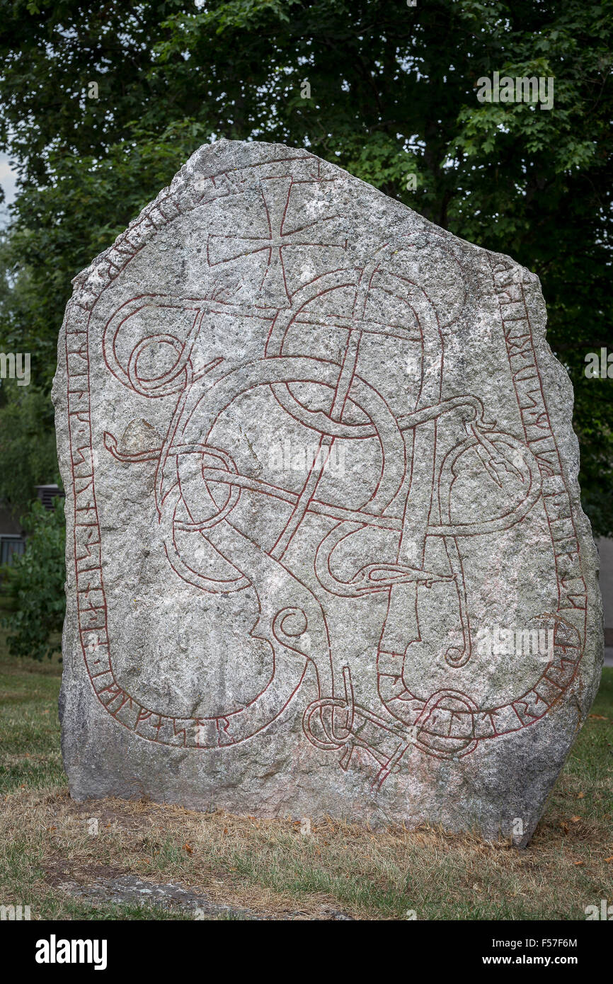 Viking stone famous runestone u fv1953 hi-res stock photography and ...