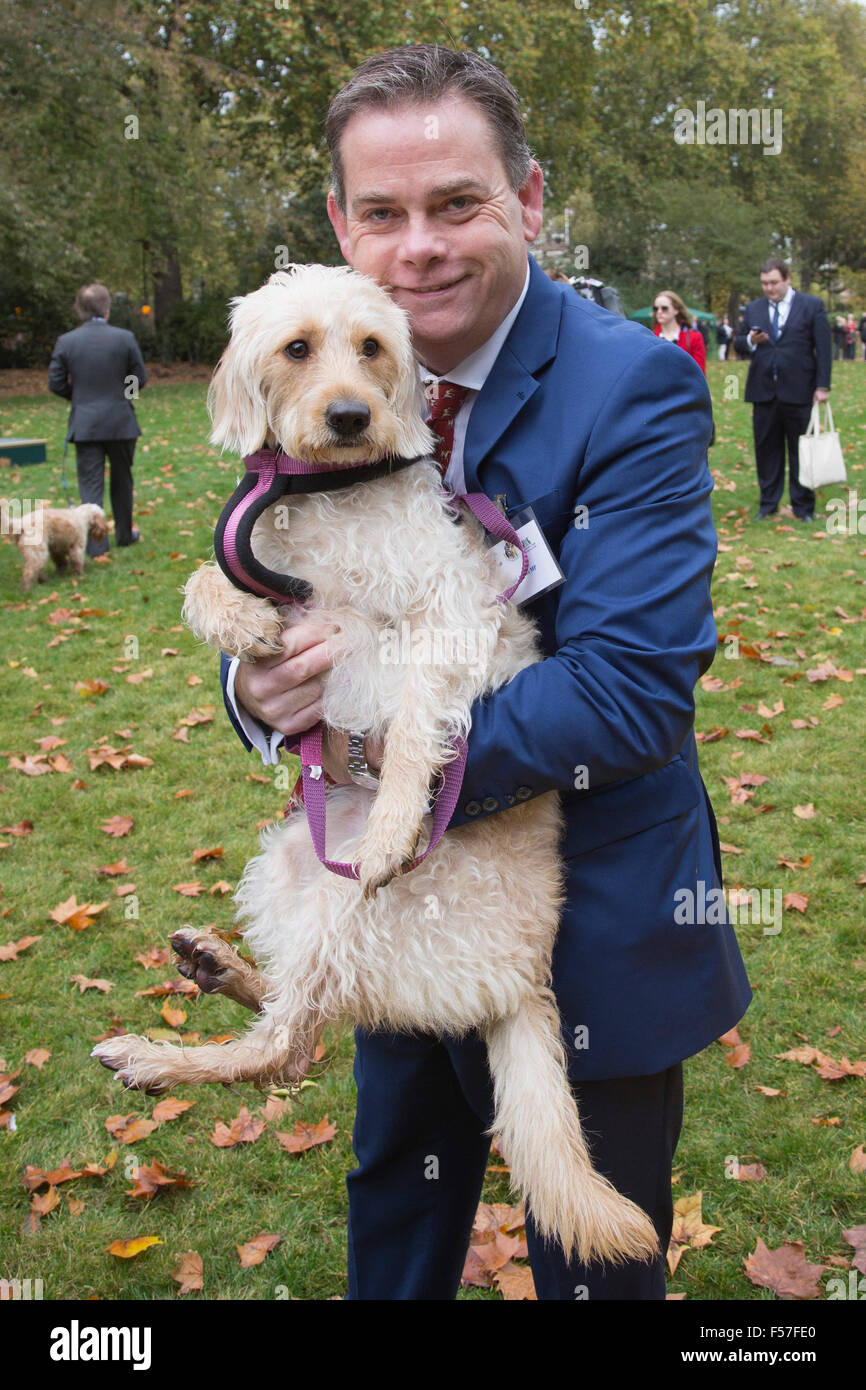 London, UK. 29th October, 2015. Nigel Adams MP, Selby and Ainsty, with ...