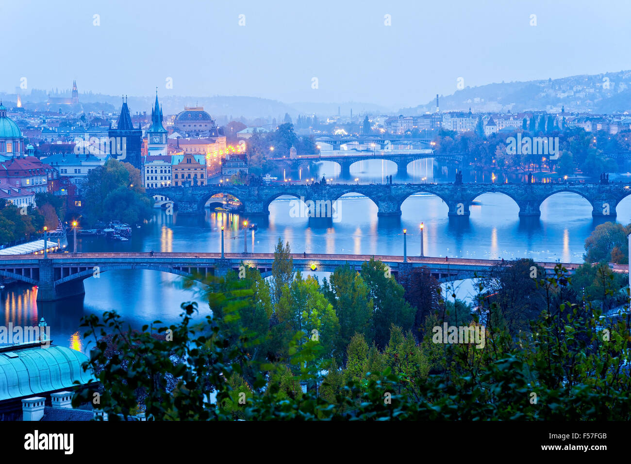 Czech republic prague letna hill hi-res stock photography and images ...