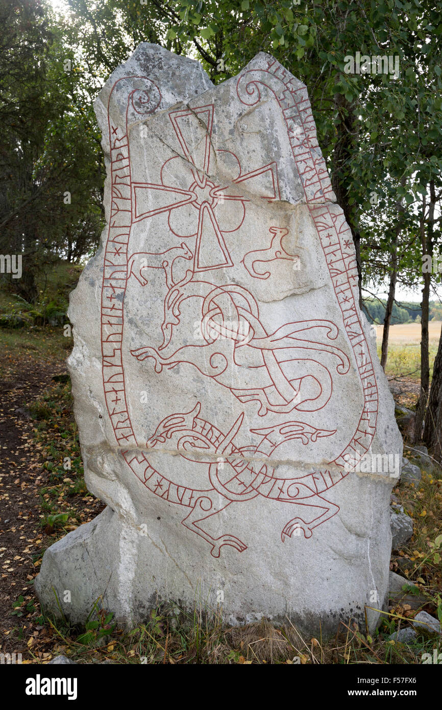Uppland rune stone hi-res stock photography and images - Alamy