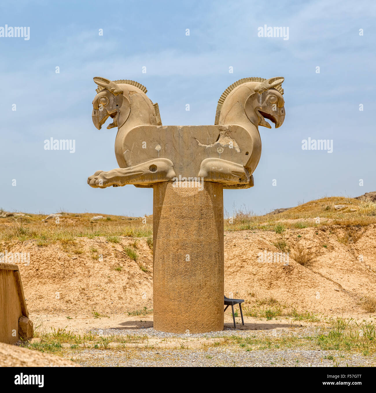 Homa Bird in Persepolis Stock Photo - Alamy