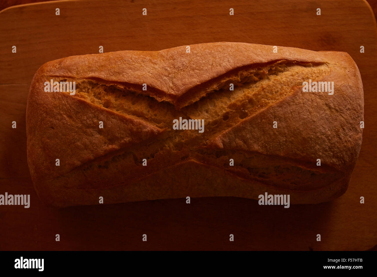 A fresh loaf of bread is seen Stock Photo - Alamy