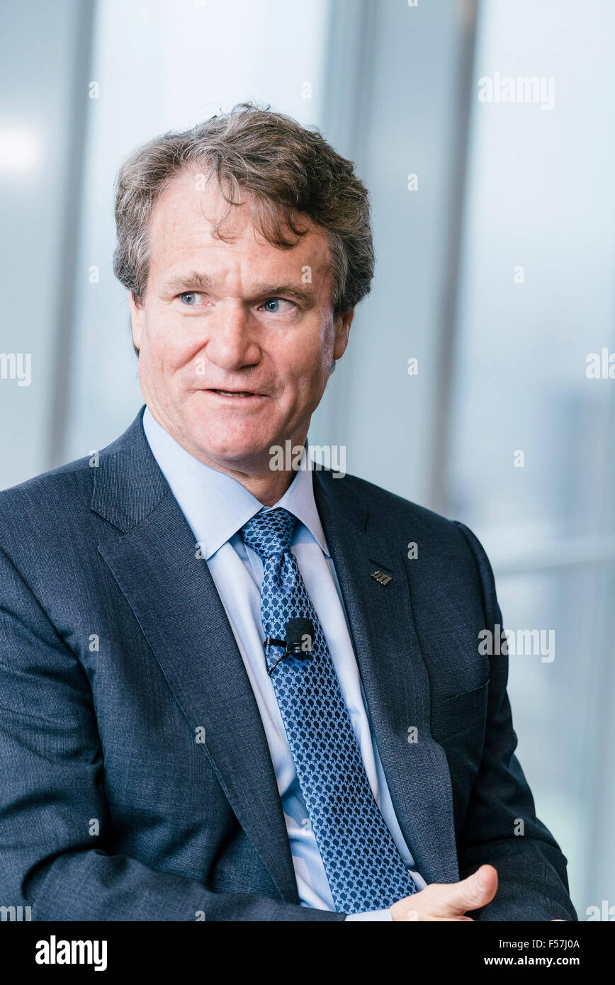 Brian Moynihan, Bank Of America's CEO at 1 Bryant Park Head Quarters ...