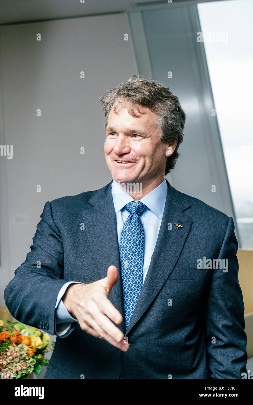 Brian Moynihan, Bank Of America's CEO at 1 Bryant Park Head Quarters ...