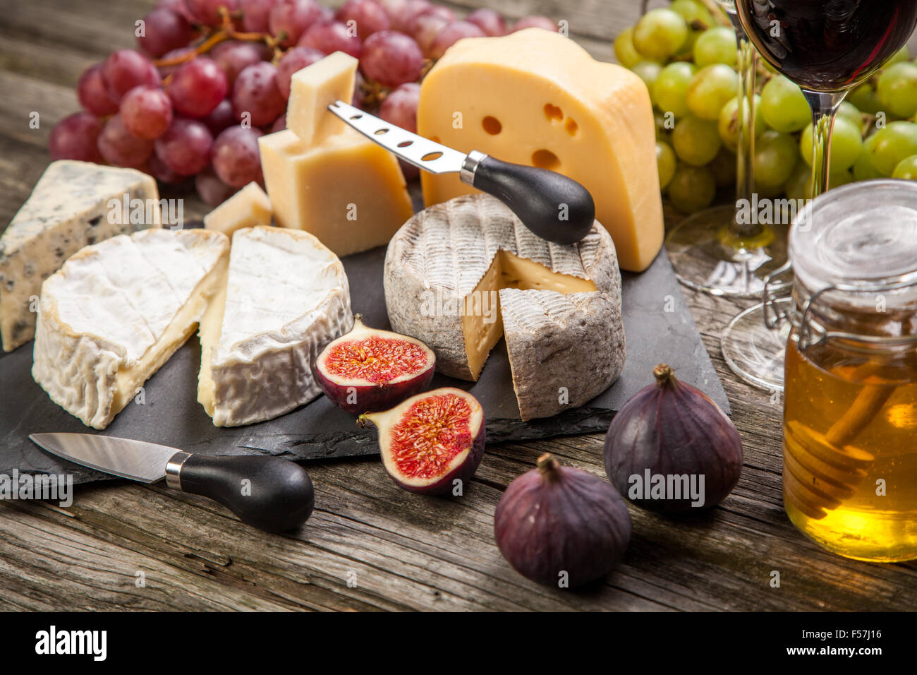 French soft cheese Stock Photo - Alamy