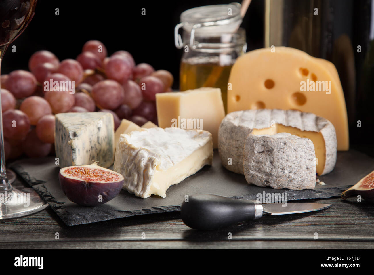 French soft cheese Stock Photo - Alamy