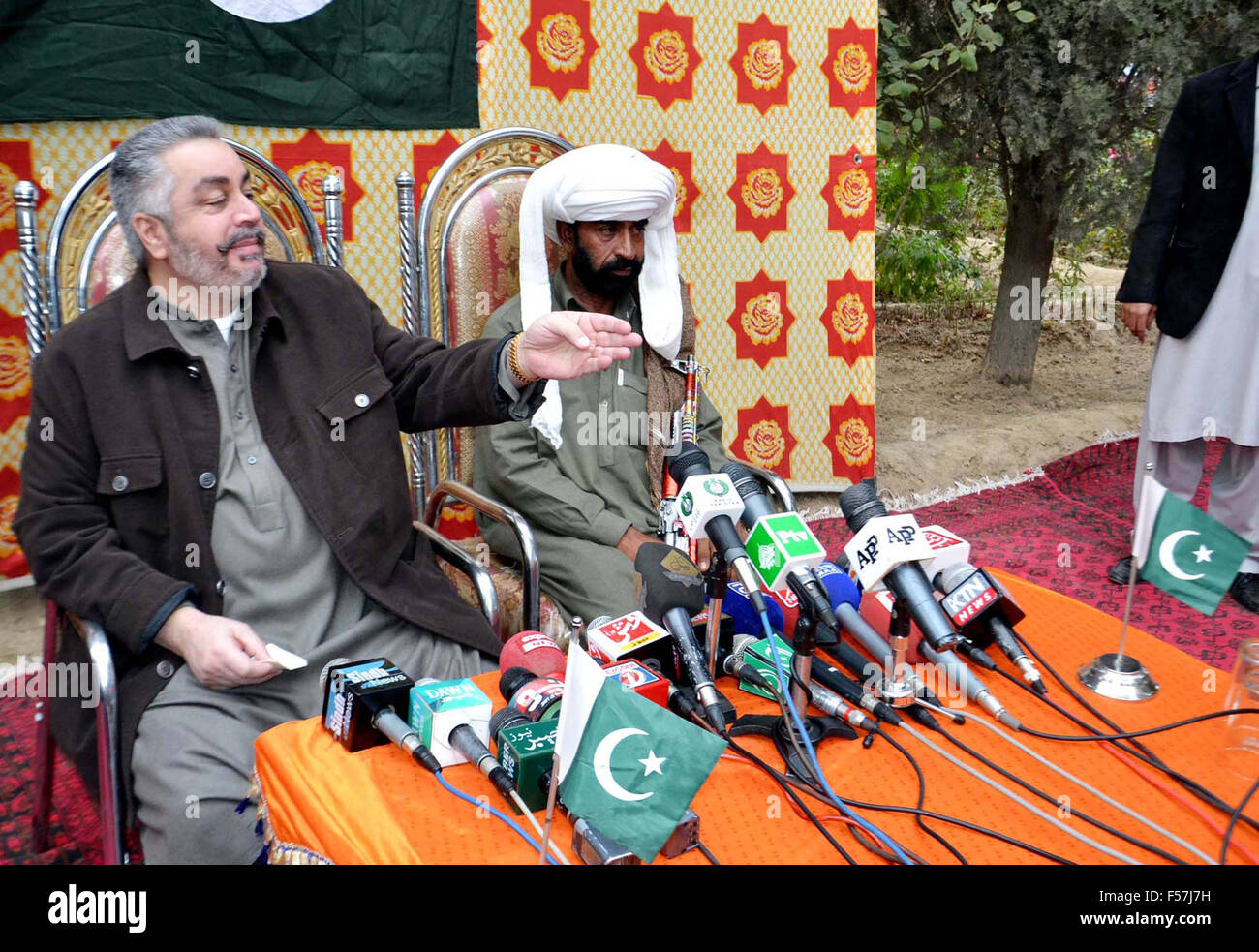 Nawab Changez Khan Marri addresses to media persons regarding Fed-up ...