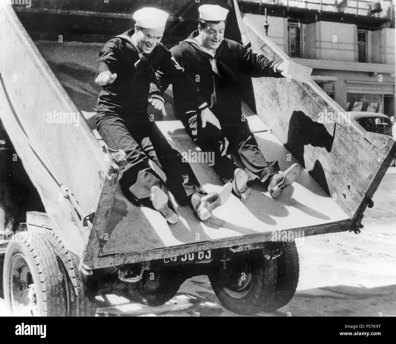 Bud Abbott And Lou Costello In Movie High Resolution Stock Photography ...