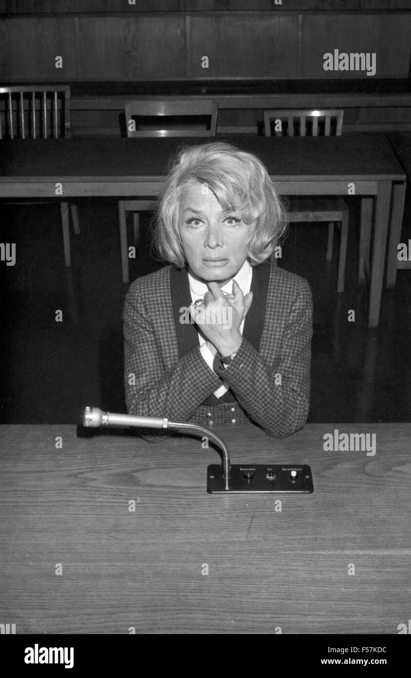 Deutsche Schauspielerin und Chansonsängerin Mady Rahl, Deutschland ...