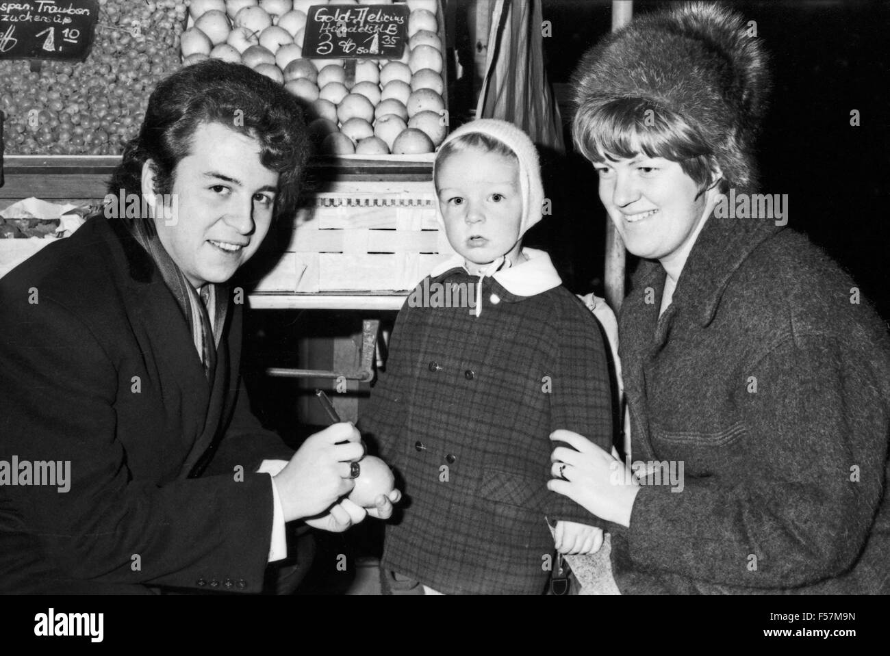 Der britische Sänger Chris Andrews in München, Deutschland 1960er Jahre ...