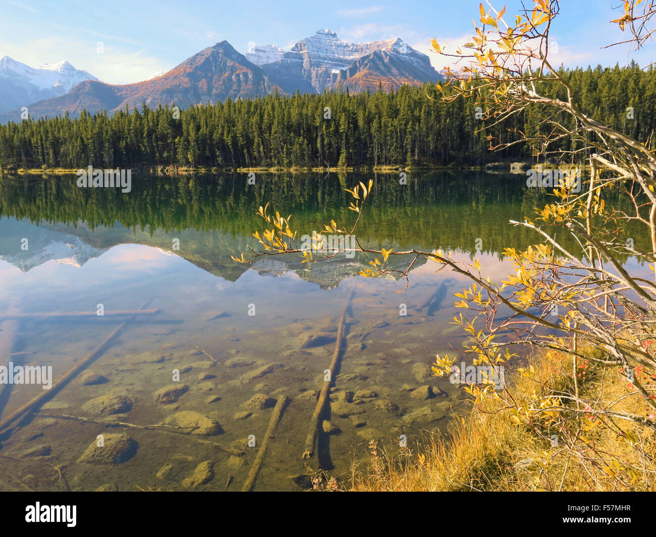 Herbert Lake, Banff National Park Stock Photo - Alamy