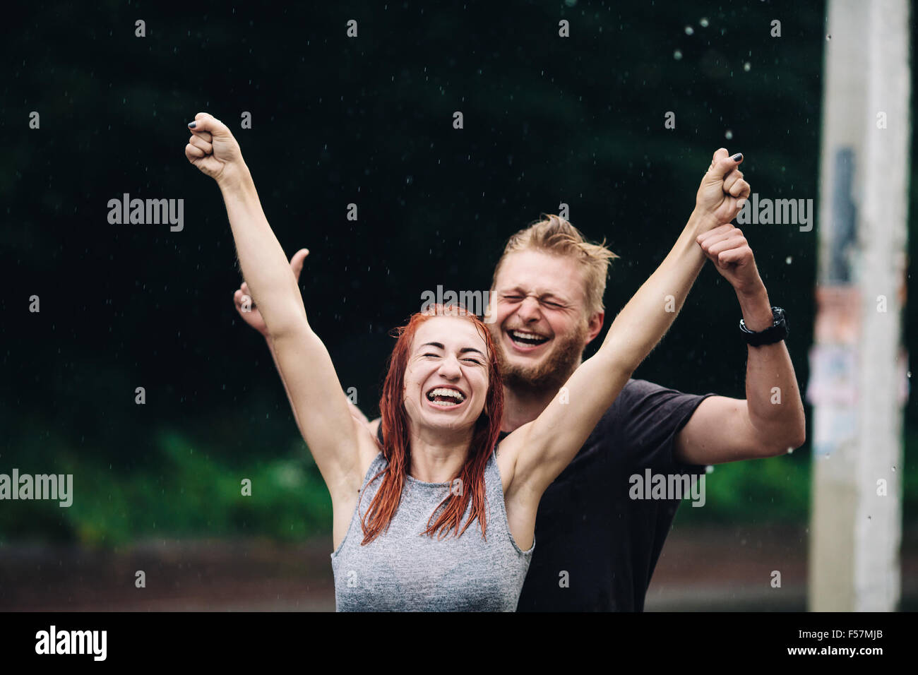 beautiful couple enjoying life Stock Photo - Alamy