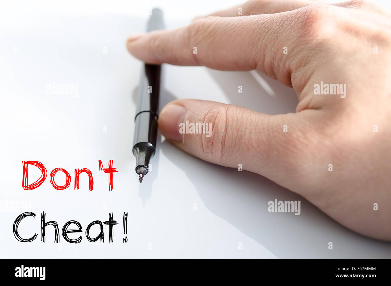 Dont cheat hi-res stock photography and images - Alamy