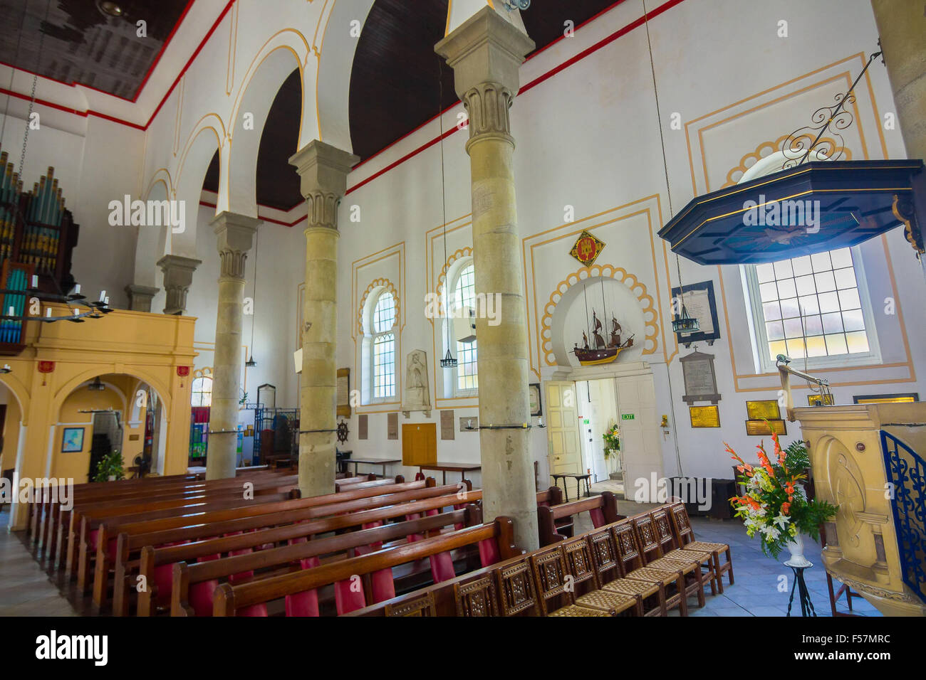 The cathedral anglican europe of the holy trinity gibraltar Stock Photo ...