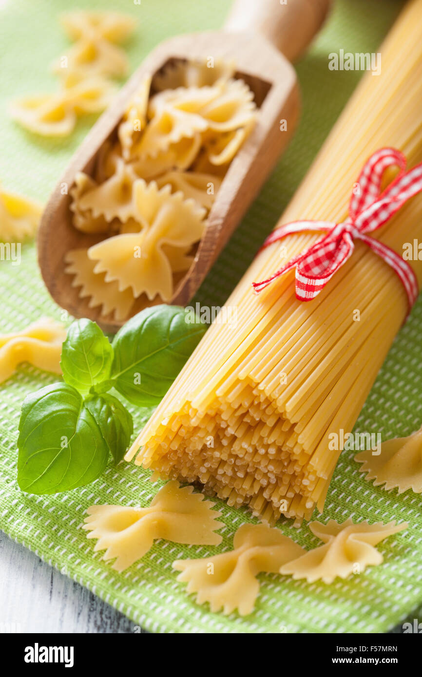 Penne raw italian pasta hi-res stock photography and images - Alamy