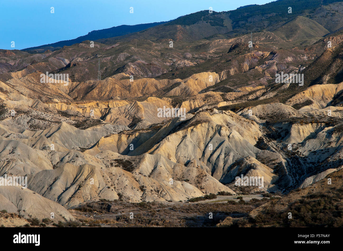 Tabernas Desert Natural Park, Almeria province, Region of Andalusia ...