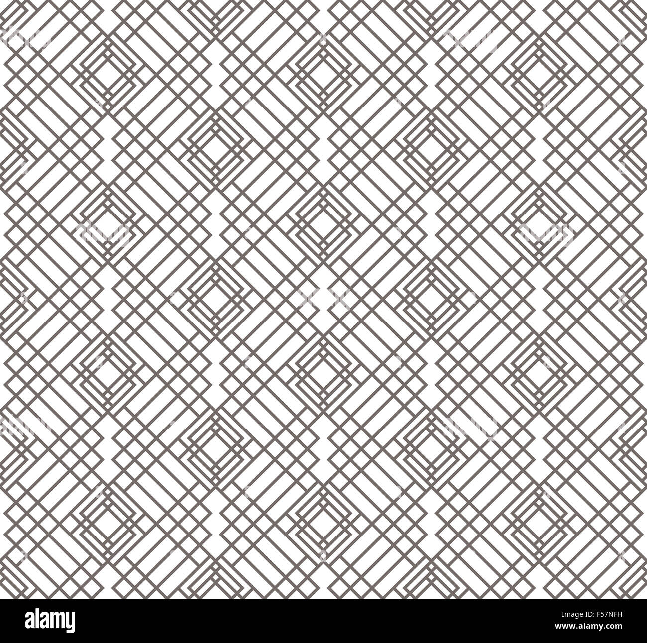 Geometric Abstract Seamless Pattern Linear Motif Background Monochrome Decoration Design Stock