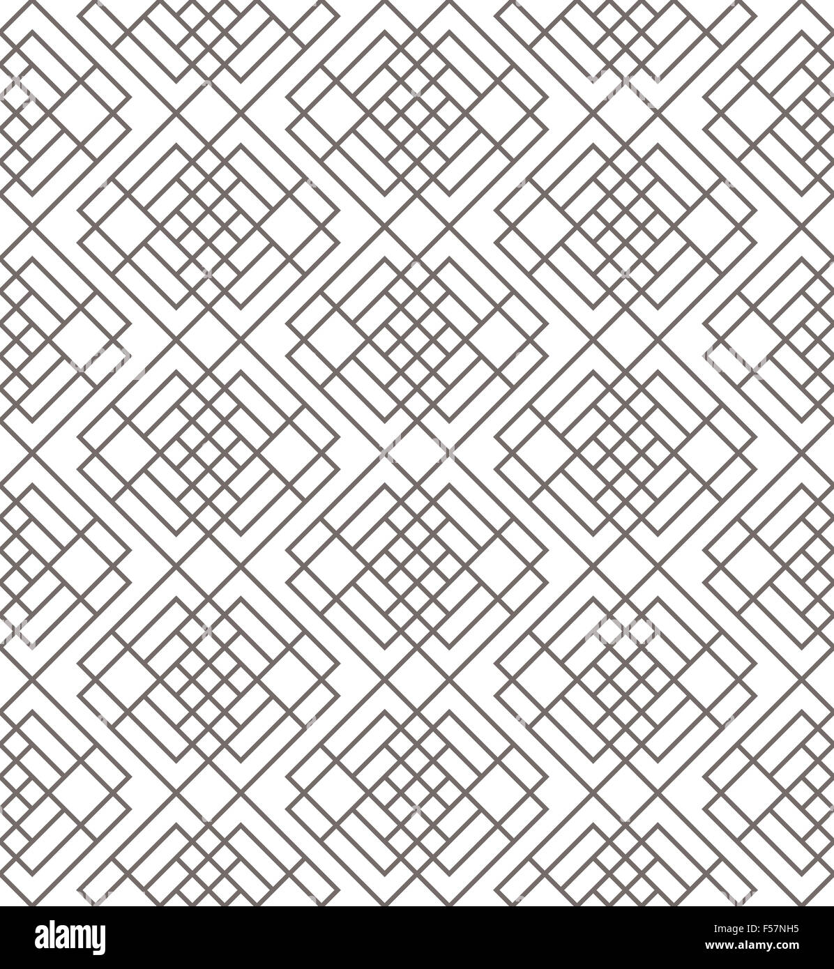 Geometric abstract seamless pattern. Linear motif background ...